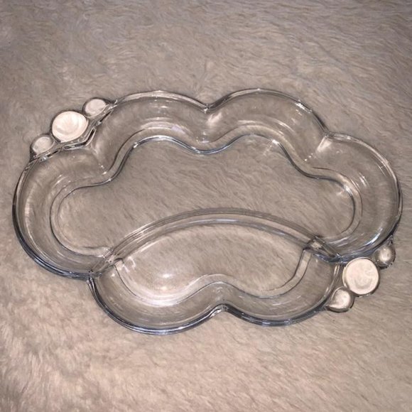 Dining | Vintage Glass Cloud Dish | Poshmark
